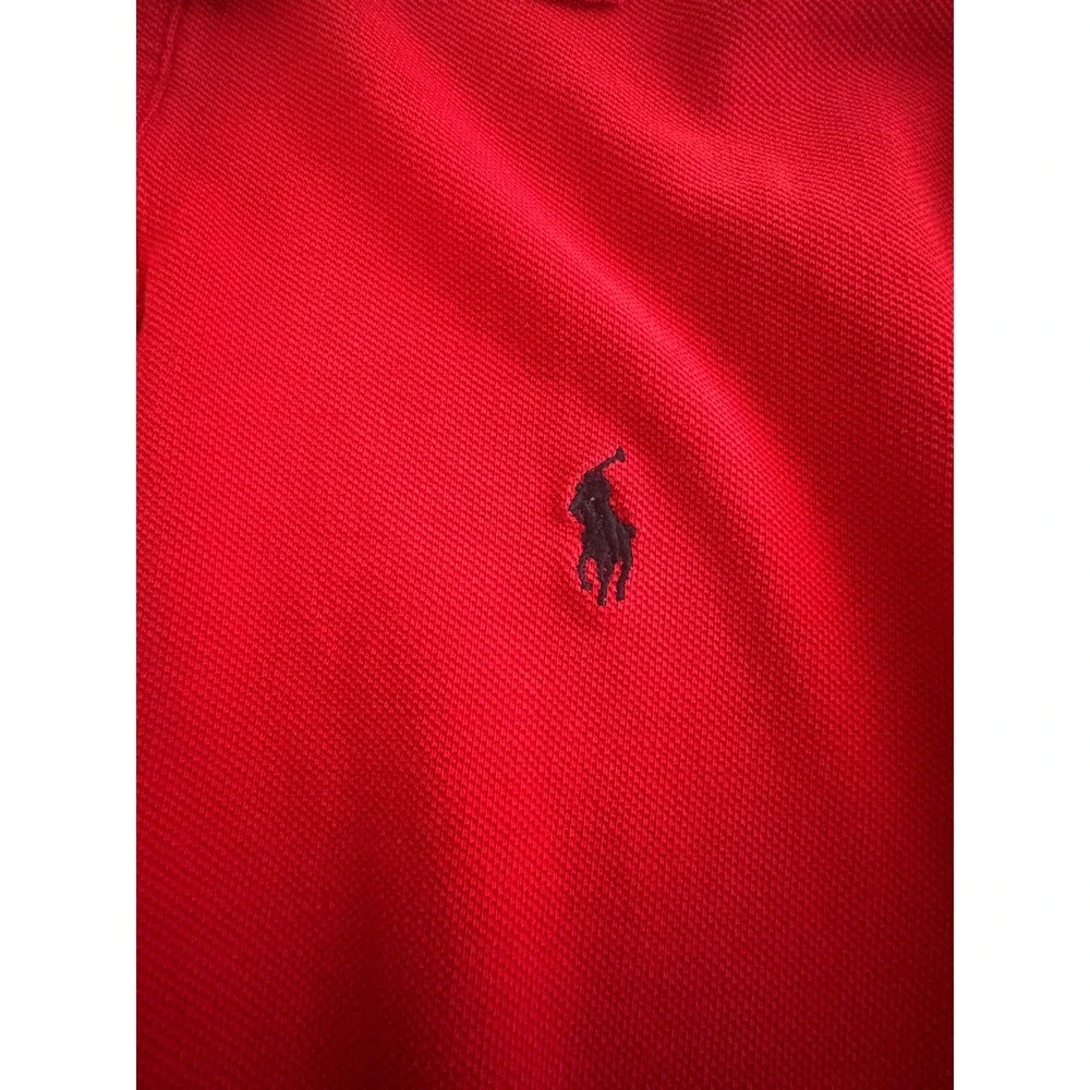 Polo Ralph Lauren | Shirts | Polo Ralph Lauren Mens Red Pique Short ...
